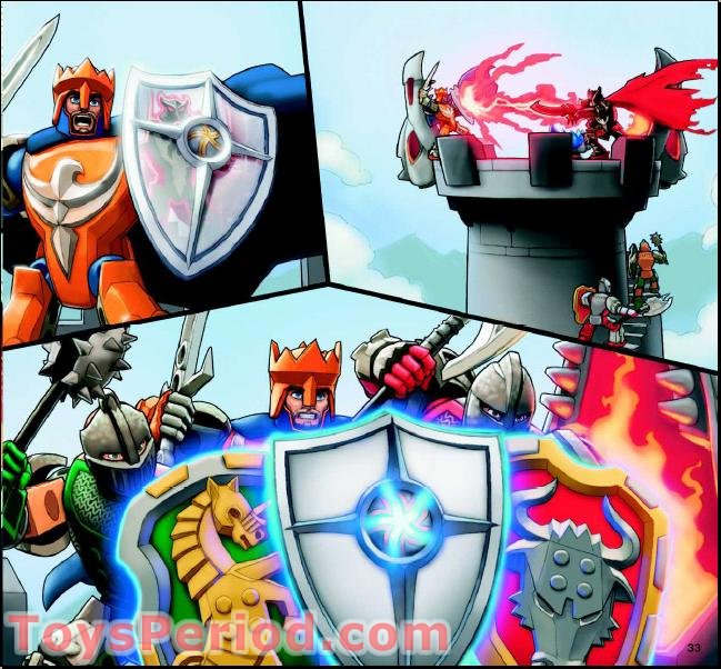 LEGO 8701 King Jayko Instructions and Parts List