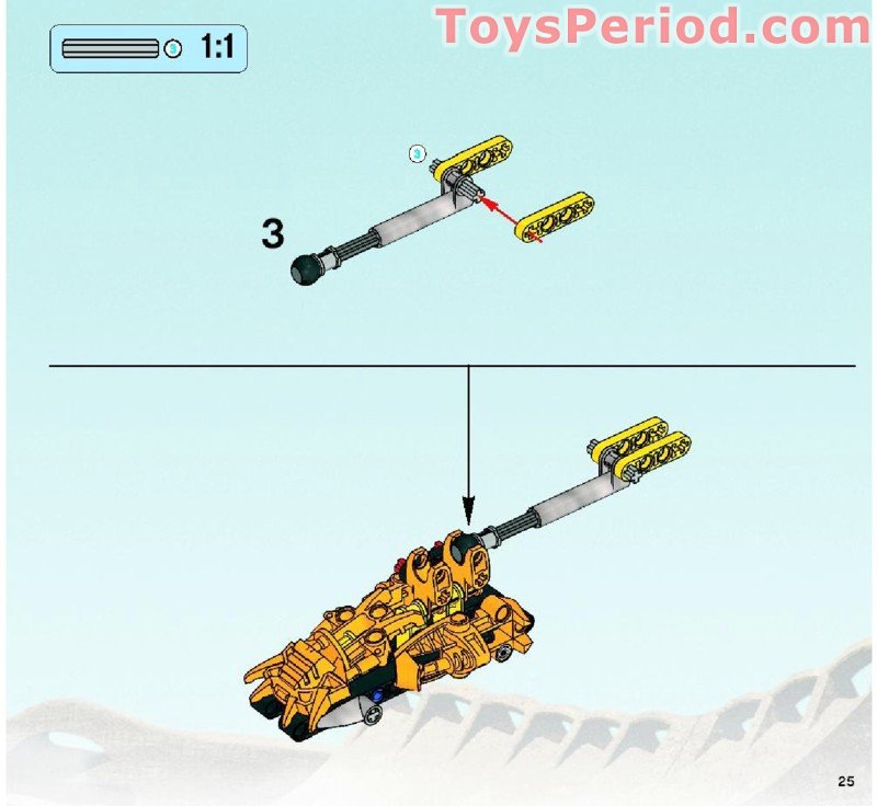 LEGO 8998 Toa Mata Nui Instructions and Parts List