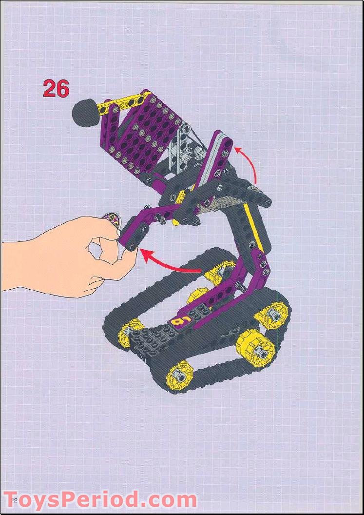 LEGO 8257 Cyber Strikers Instructions and Parts List