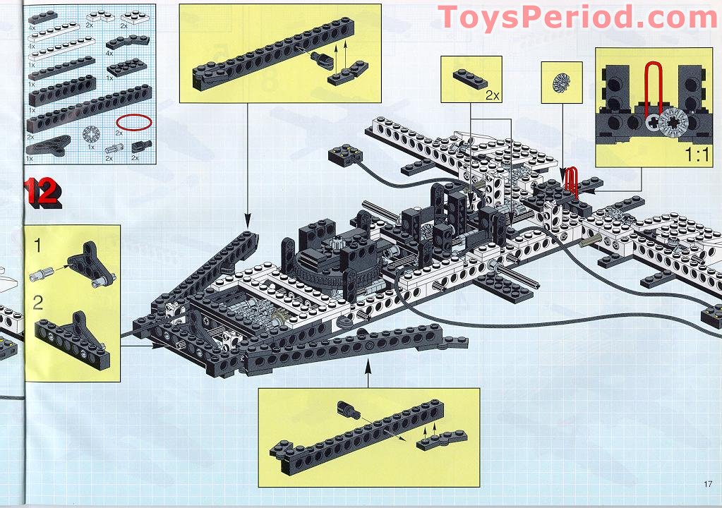 LEGO 8480 Space Shuttle Instructions and Parts List