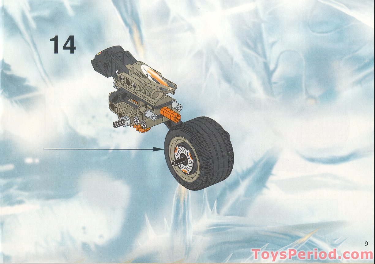 LEGO 8516 The Boss Instructions and Parts List