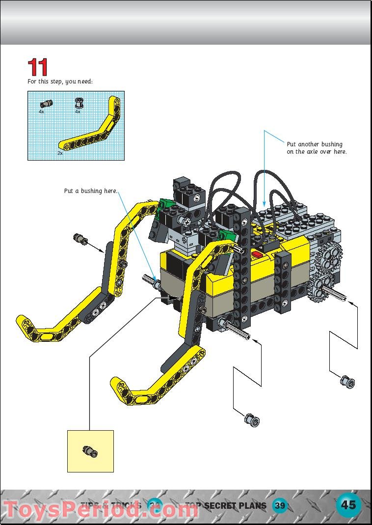 LEGO 9719 Robotics Invention System, Version 1.0 Instructions and Parts ...