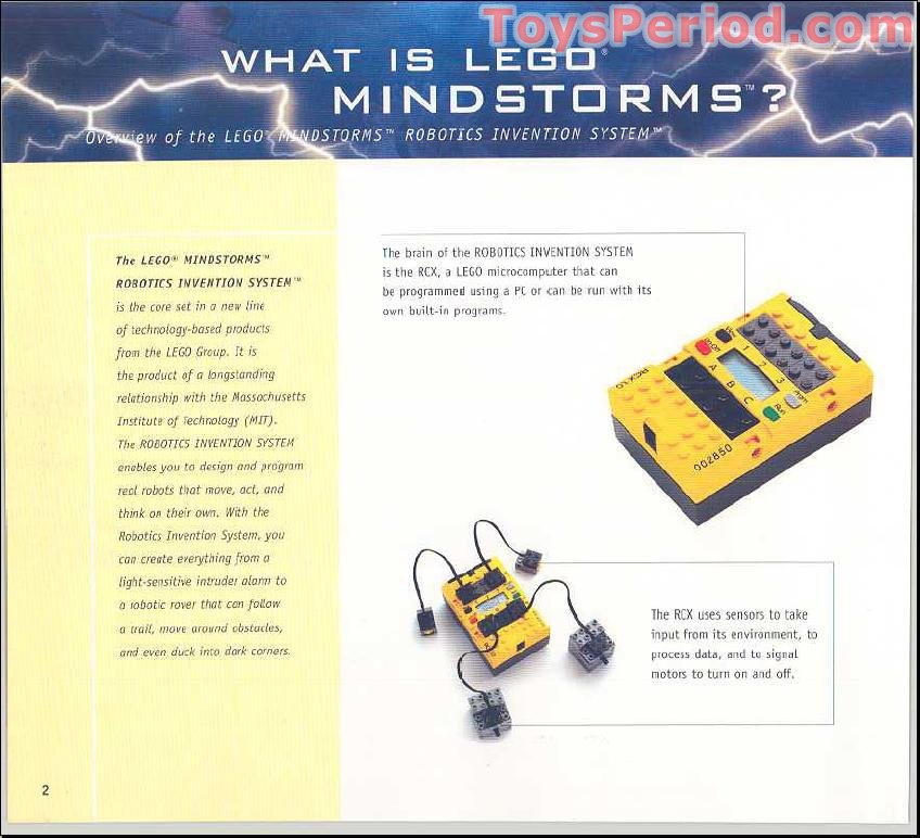 LEGO 9719 Robotics Invention System, Version 1.0 Instructions and Parts ...
