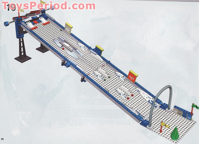 LEGO 3538 Snowboard Boarder Cross Race Instructions and Parts List