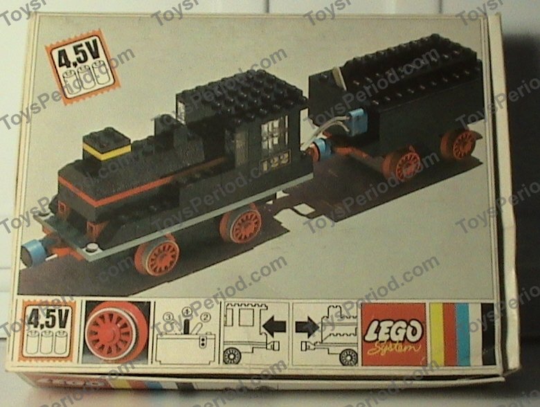 LEGO 122 Loco and Tender Instructions and Parts List