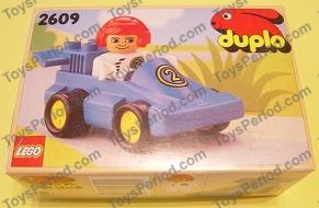 LEGO 2609 Duplo Racer Set Parts List