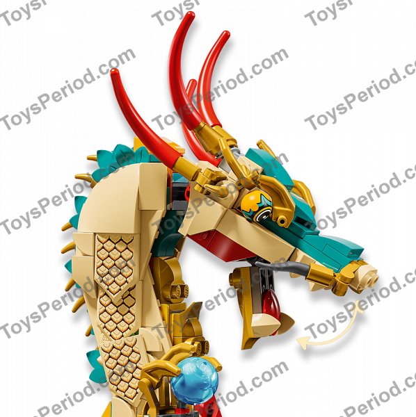 LEGO 80112 Auspicious Dragon Set Parts List