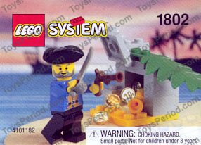 LEGO 1802 Tidy Treasure Instructions and Parts List