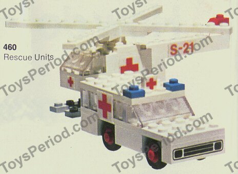 LEGO 460-1 Rescue Units Instructions and Parts List