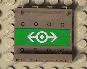 LEGO Sets with Part 4215bpb06 Panel 1 x 4 x 3 with Train Logo White on ...