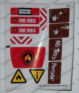 LEGO Sets with Part 70813stk01 Sticker Sheet for Set 70813 - (16451/ ...