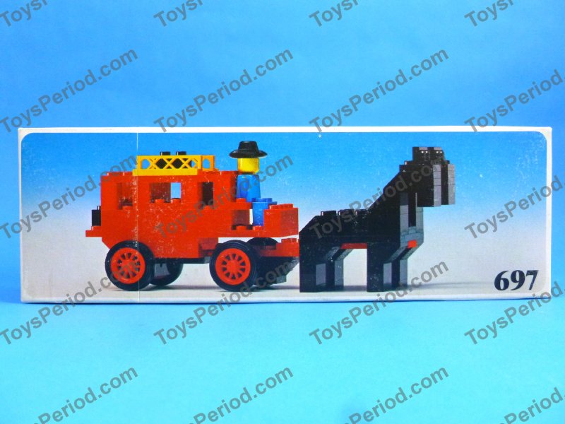 Wild West Sets - LEGO 697 Stagecoach Rare 1976 Wild West Set New ...