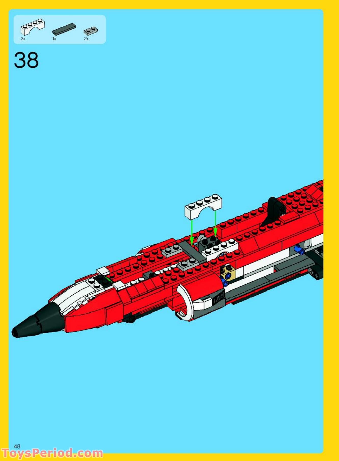 LEGO 5892 Sonic Boom Instructions and Parts List