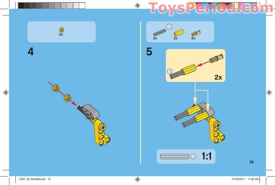 LEGO 9391 Crawler Crane Instructions and Parts List