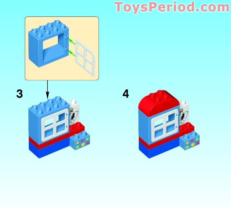 LEGO 10504 My First Circus Instructions and Parts List