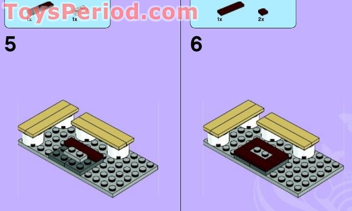 LEGO 3185 Summer Riding Camp Instructions and Parts List