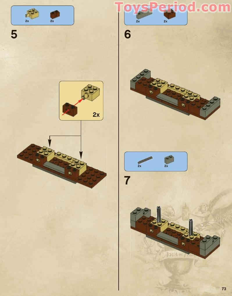 LEGO 4194 Whitecap Bay Instructions and Parts List