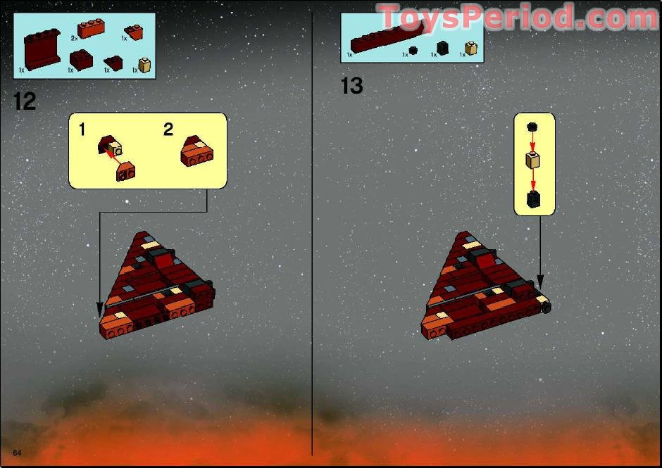 LEGO 10144 Sandcrawler Instructions and Parts List