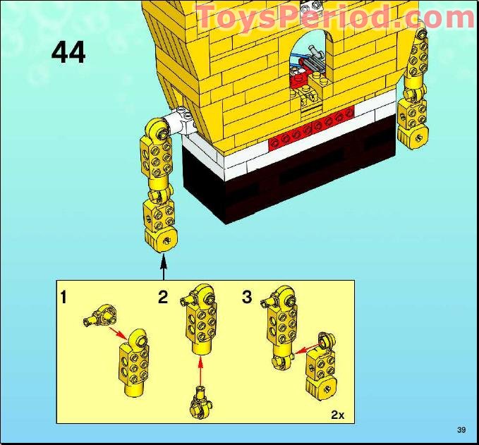 LEGO 3826 Build-a-Bob Instructions and Parts List