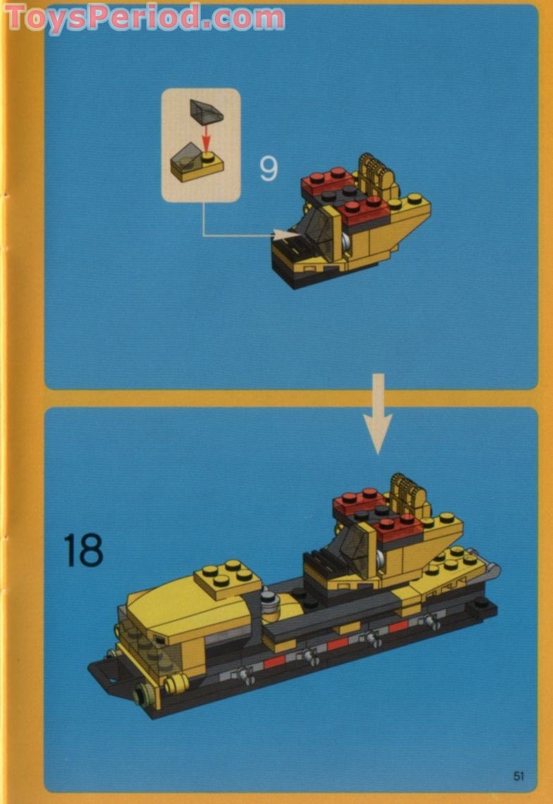 LEGO 4891 Highway Haulers Instructions and Parts List