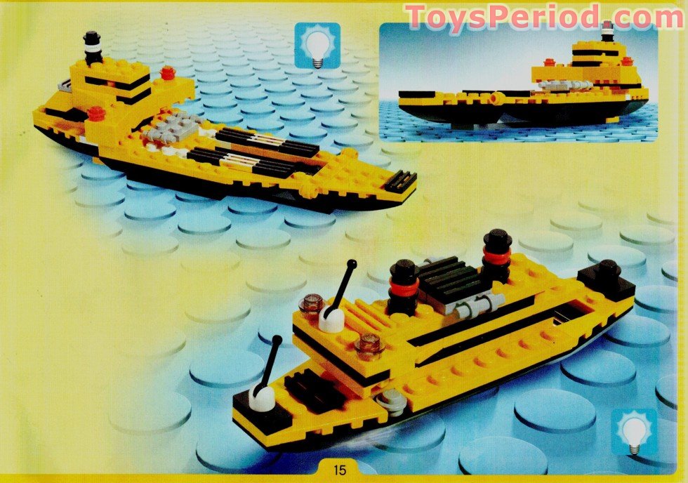 LEGO 4505 Sea Machines Instructions and Parts List