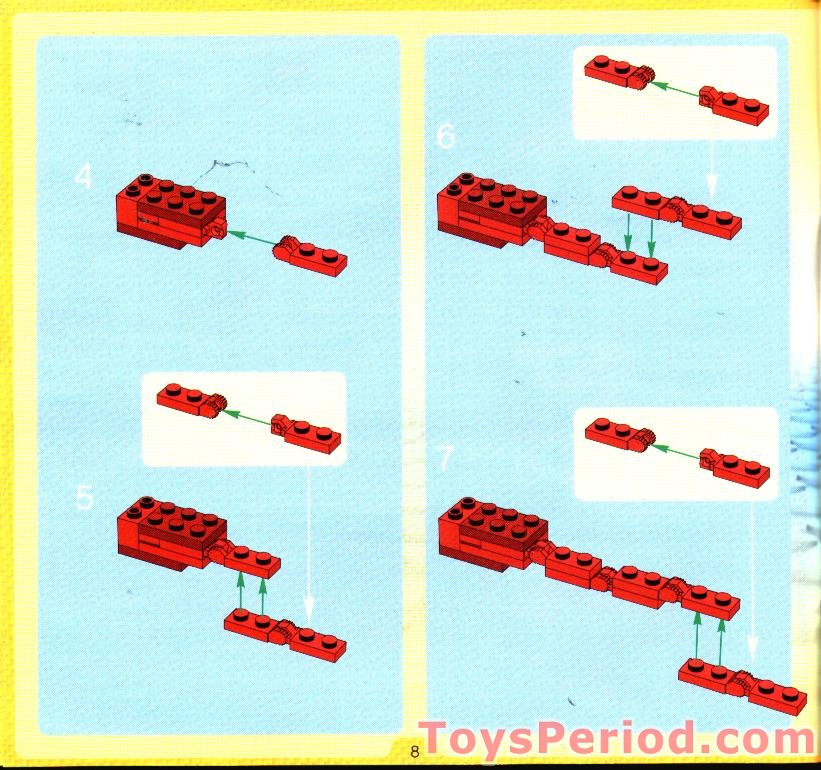 LEGO 4506 Deep Sea Predators Instructions and Parts List