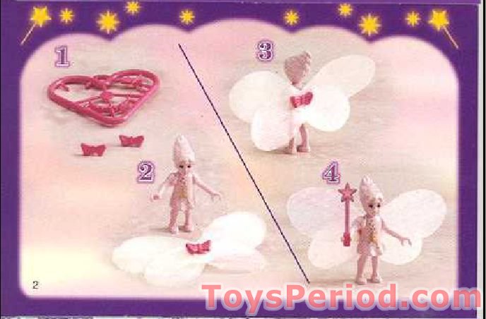 LEGO 5823 The Good Fairy's Bedroom Instructions and Parts List