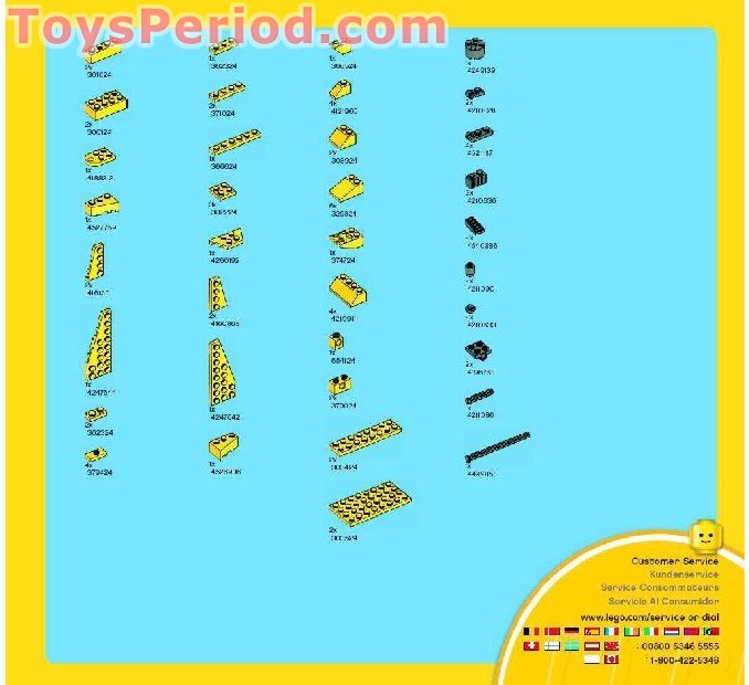 LEGO 6745 Propeller Power Set Parts Inventory and Instructions - LEGO ...