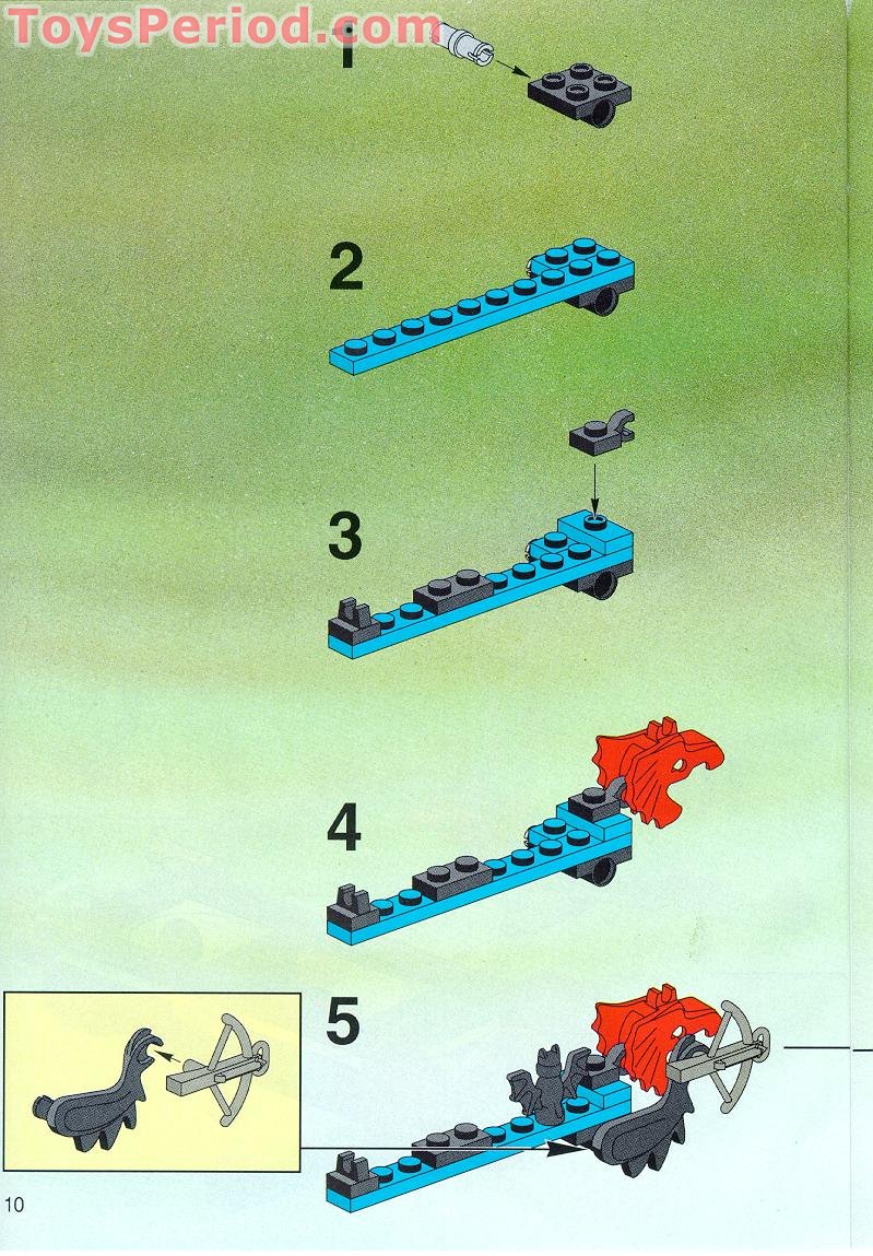 LEGO 6496 Whirling Time Warper Instructions and Parts List