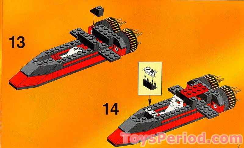 LEGO 6580 Land Jet 7 Instructions and Parts List
