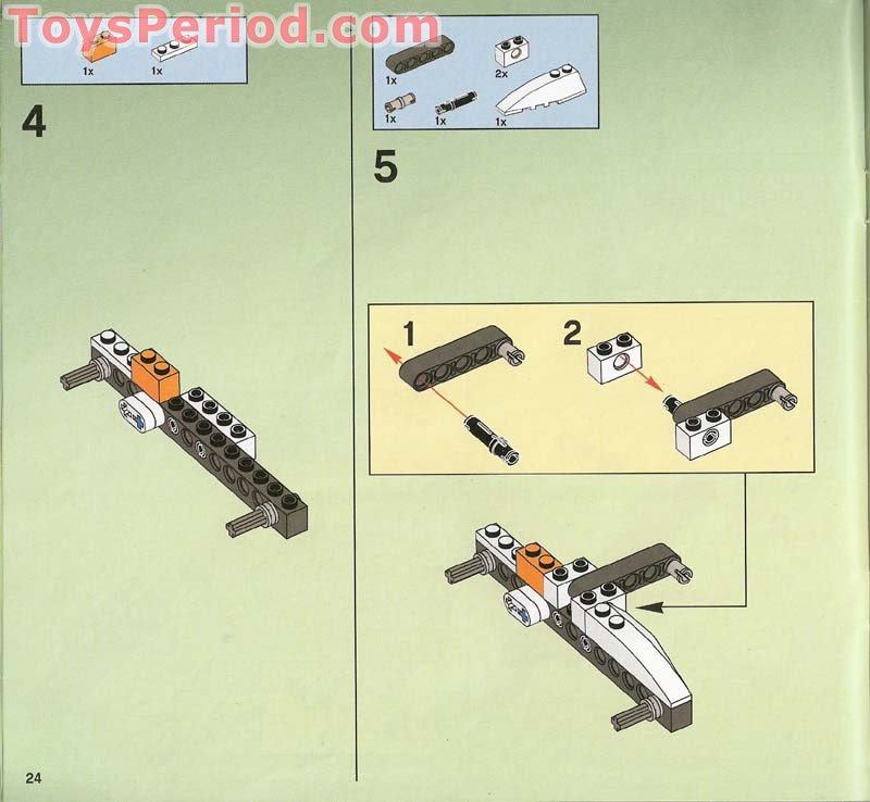 LEGO 7697 MT-51 Claw-Tank Ambush Instructions and Parts List