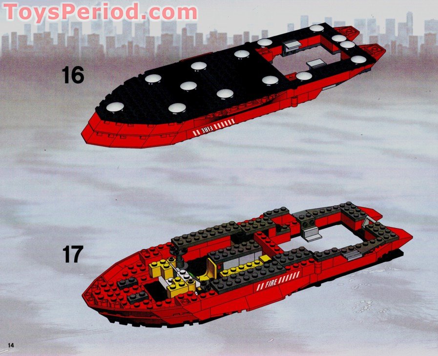 LEGO 7046 Fire Command Craft Set Parts Inventory and Instructions ...