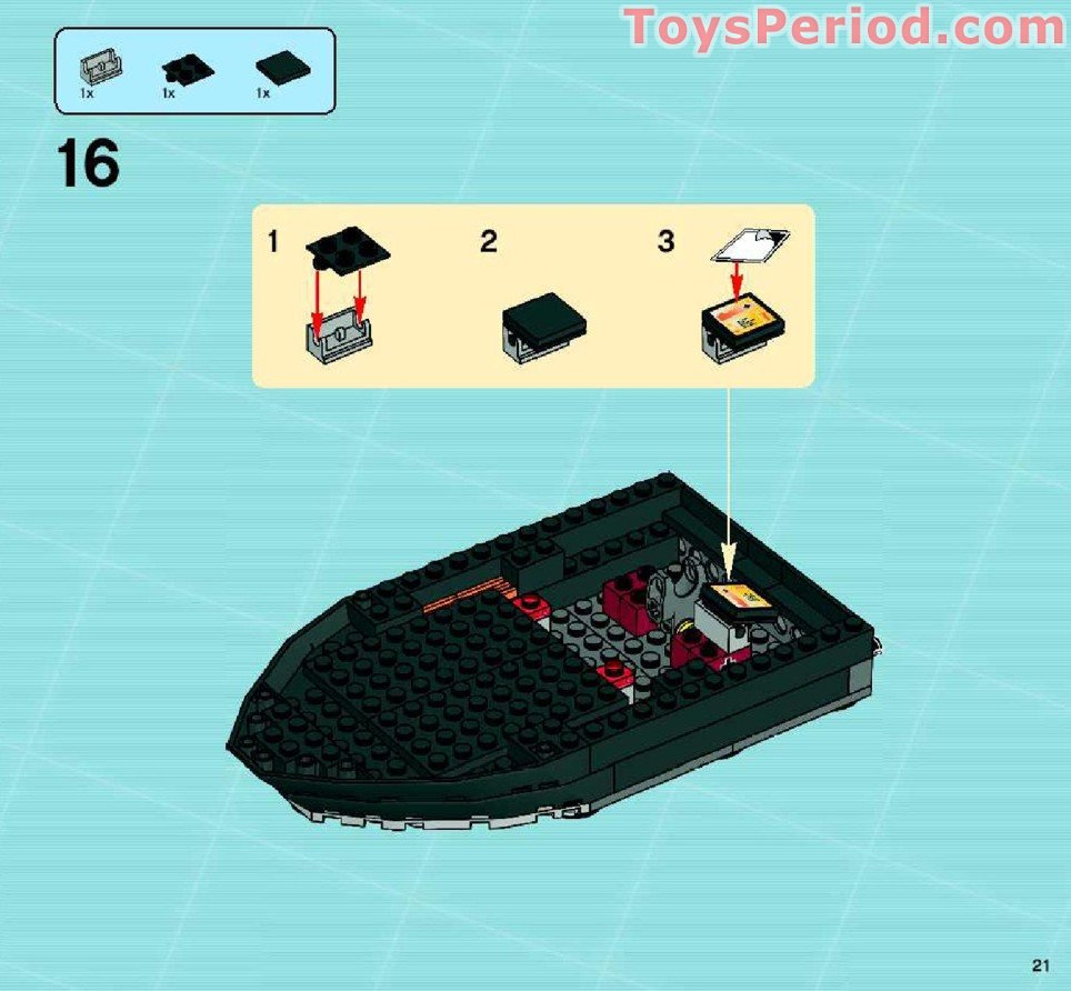 LEGO 8636 Mission 7: Deep Sea Quest Instructions and Parts List