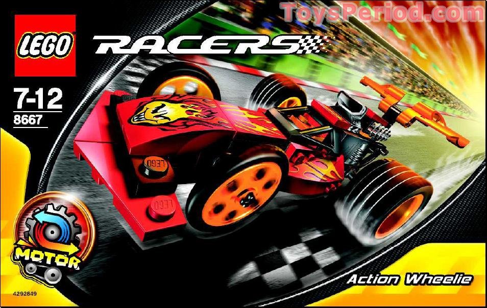 LEGO 8667 Action Wheelie Instructions and Parts List
