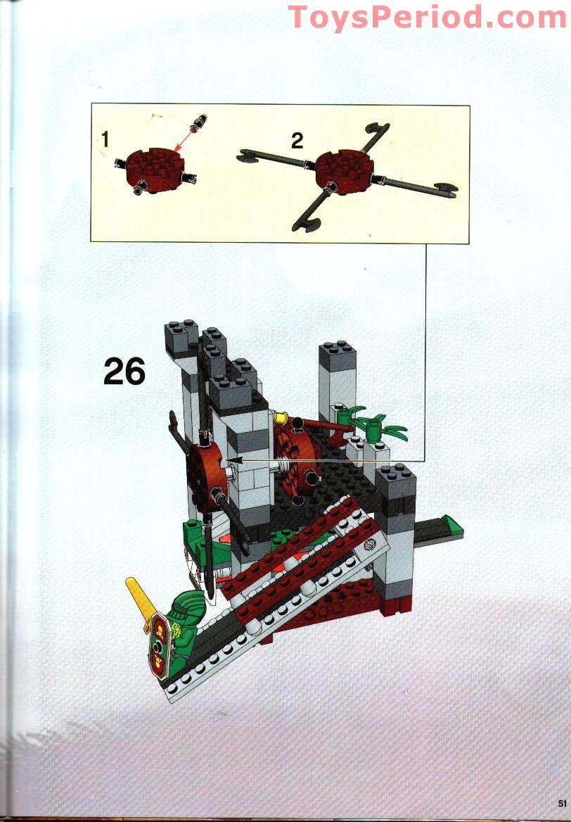 LEGO 8780 Citadel of Orlan Instructions and Parts List
