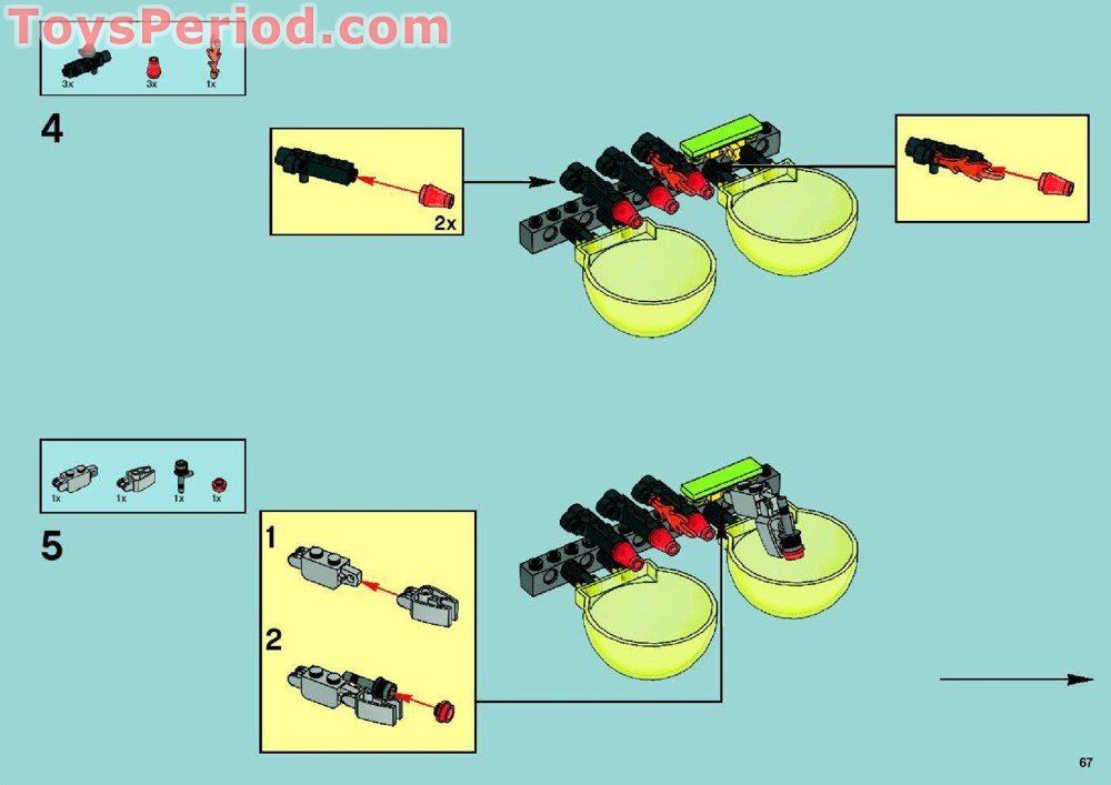 LEGO 8108 Mobile Devastator Instructions and Parts List