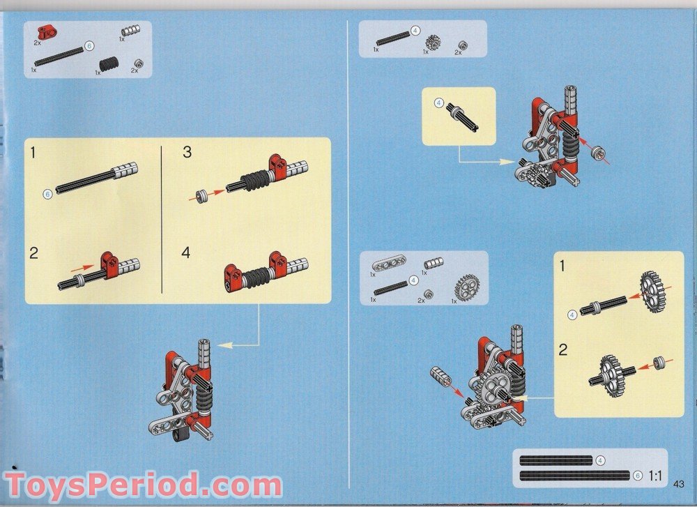LEGO 8285 Tow Truck Instructions and Parts List