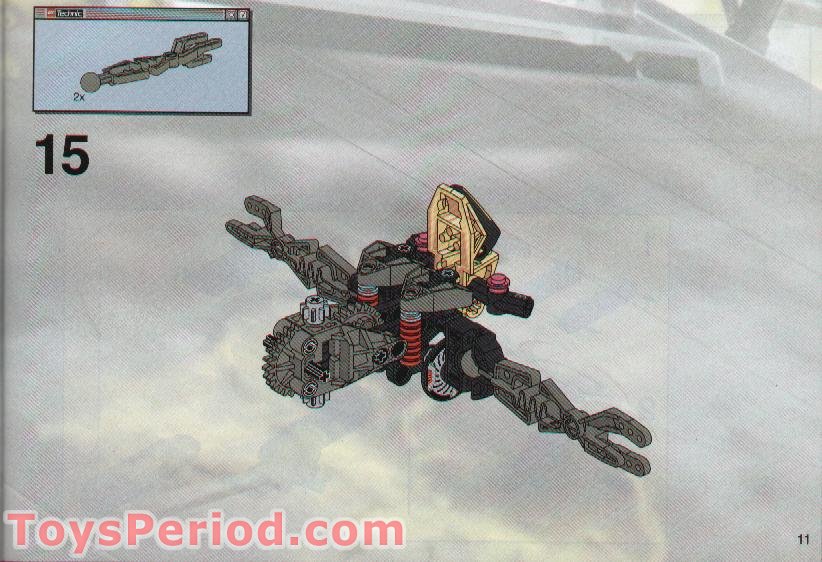 LEGO 8520 Millennium - Millennia Instructions and Parts List