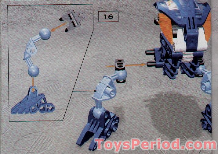 LEGO 8562 Gahlok Instructions and Parts List