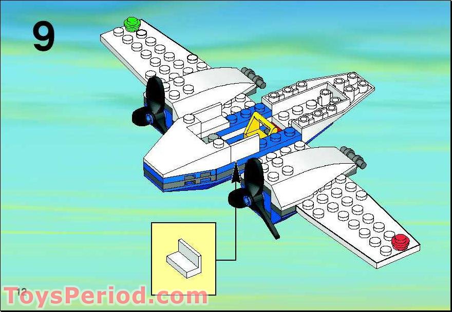 LEGO 2928-1 Airline Promotional Set Instructions and Parts List