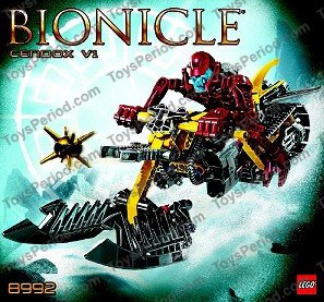 LEGO 8992 Cendox V1 Instructions and Parts List