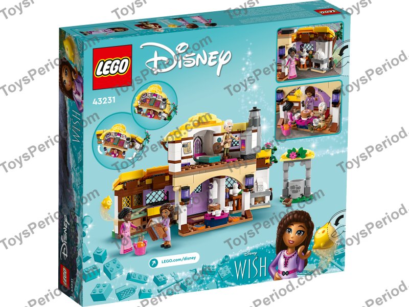 LEGO 43231 Asha's Cottage Set Parts List