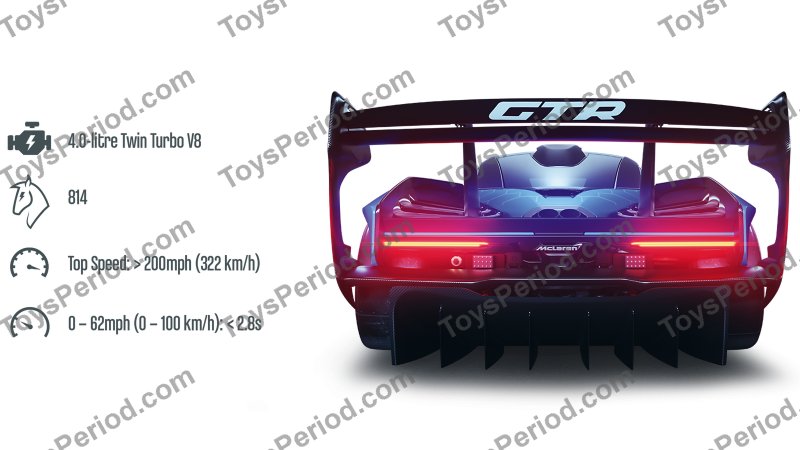 LEGO 42123 McLaren Senna GTR Set Parts List