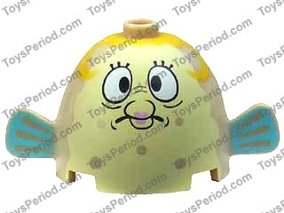 LEGO Sets with Part 60339px1 Minifig Pufferfish Head and Torso with Mrs ...