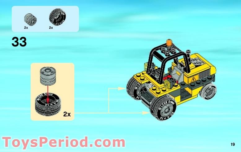 LEGO 60022 Cargo Terminal Instructions and Parts List