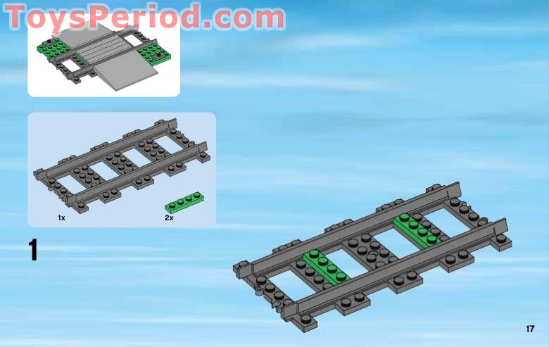 LEGO 60051 High-speed Passenger Train Instructions and Parts List