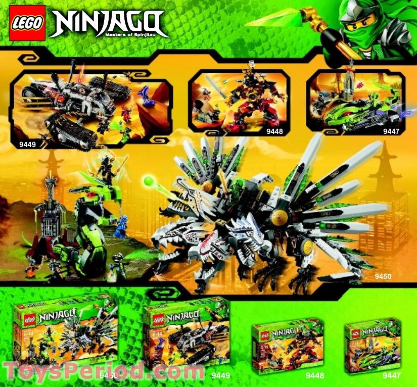 LEGO 9448 Samurai Mech Instructions and Parts List