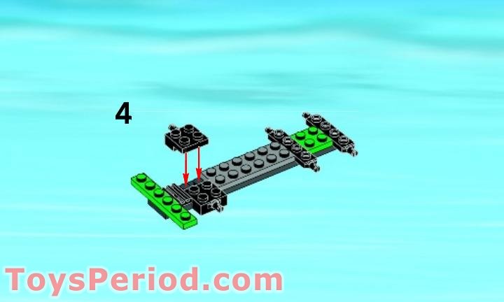 LEGO 4203 Excavator Transport Instructions and Parts List