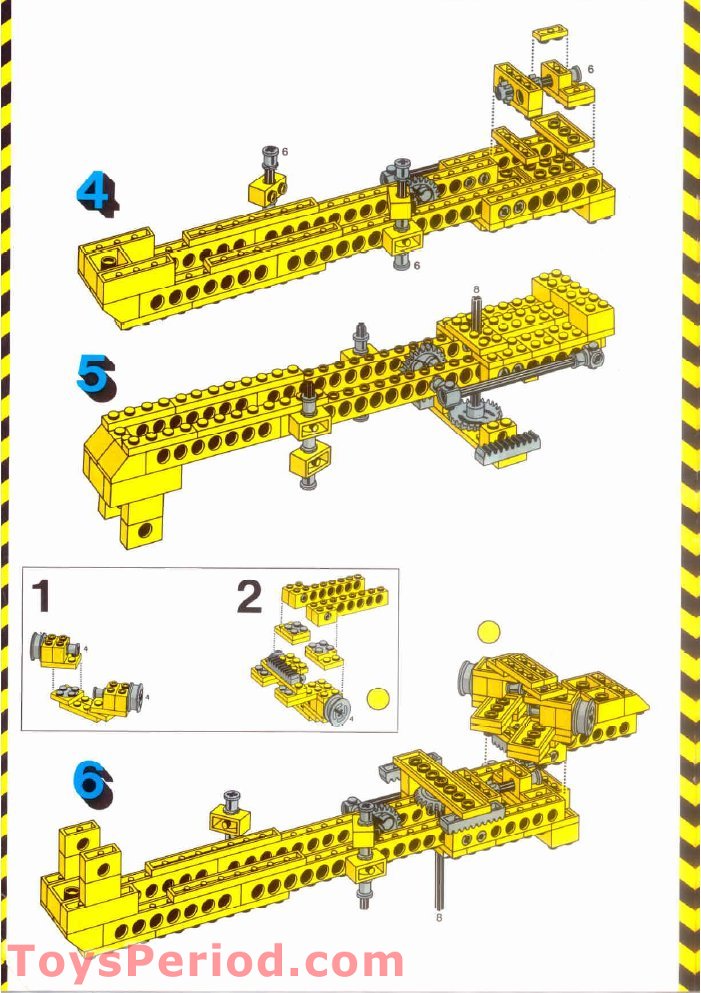 LEGO 950 Fork Lift Instructions and Parts List