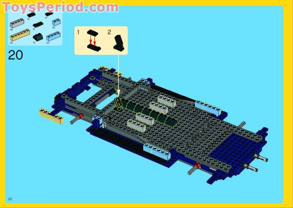 LEGO 10187 Volkswagen Beetle (VW Beetle) Instructions and Parts List